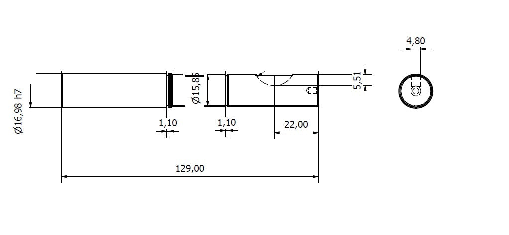 6856-ALBERO POMPA SW 24936 L=129 – AncorStore